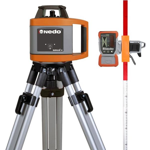 SIRIUS 1 H Nedo Rotasjonslaserpakke RA13120 | Staypro